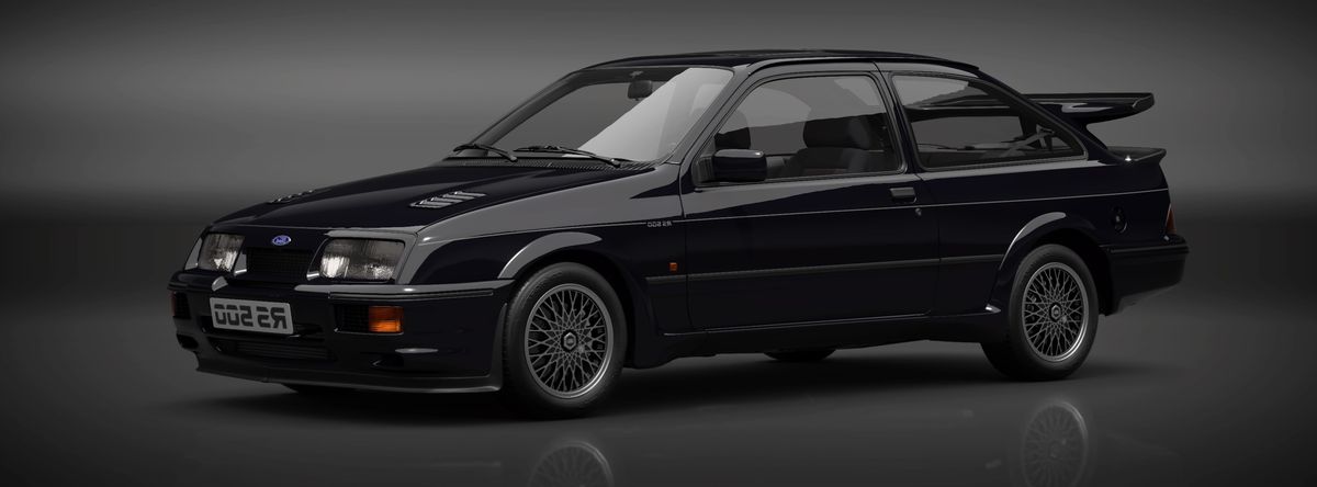 Ford Sierra RS 500 Cosworth '87 with engine swap L4-Focus-Gr.B in GT7 ...