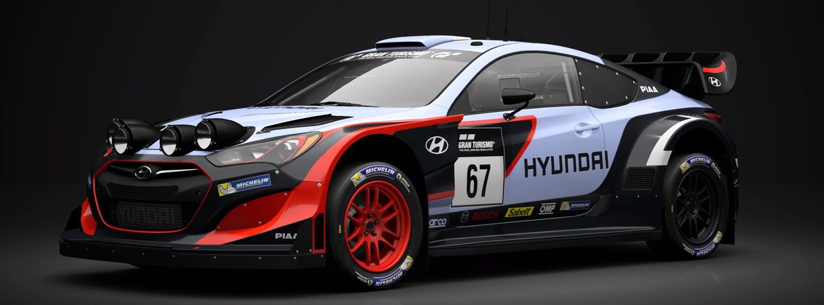 Hyundai Genesis Gr.B Rally Car in GT7 - gtplus