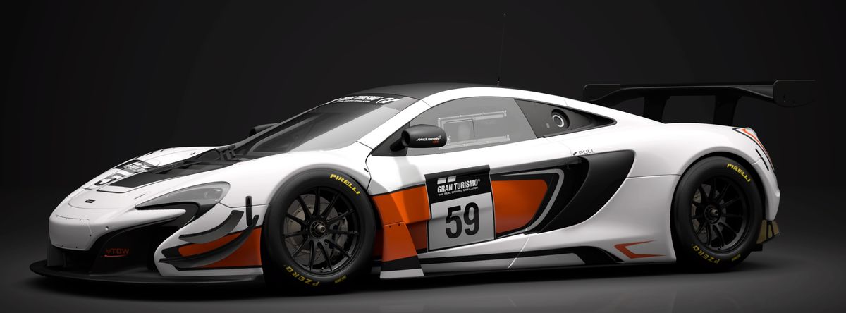 McLaren 650S GT3 '15 in GT7 - gtplus