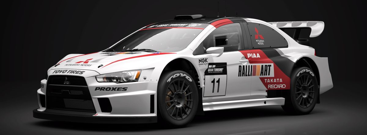 Mitsubishi Lancer Evolution Final Gr.B Rally Car in GT7 - gtplus