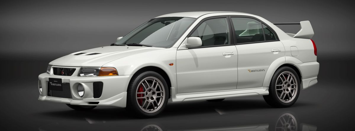 Mitsubishi Lancer Evolution V GSR '98 in GT7 - gtplus