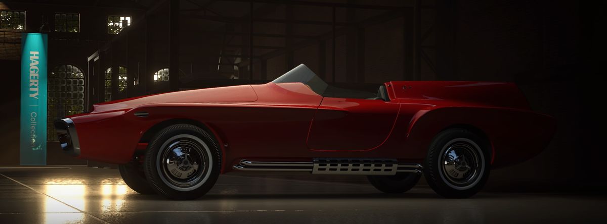 Plymouth XNR Ghia Roadster '60 in GT7 - gtplus