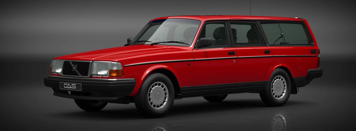 Volvo 240 SE Estate '93 with engine swap LS7-BRZ in GT7 - gtplus